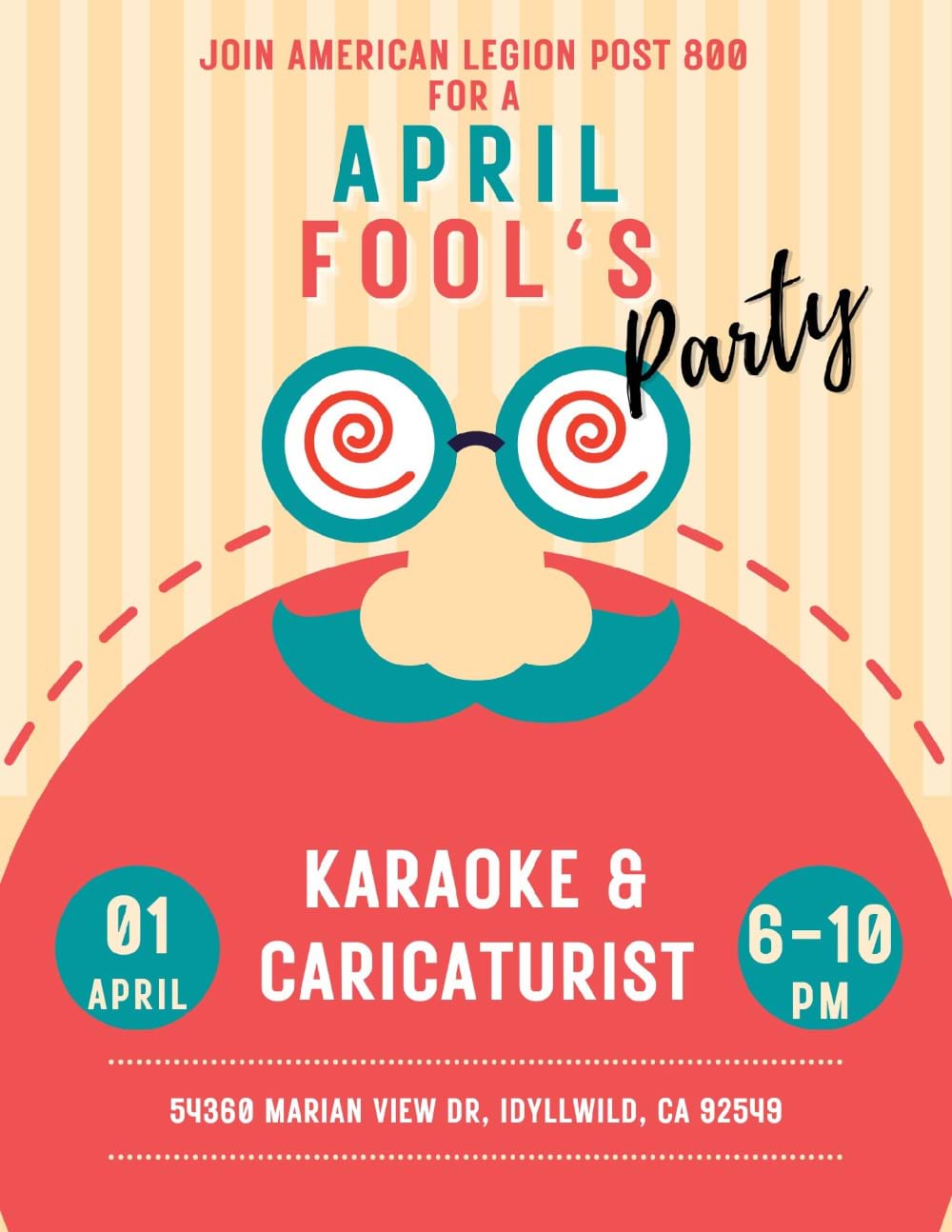 April Fool's Party@American Legion - Idyllwild