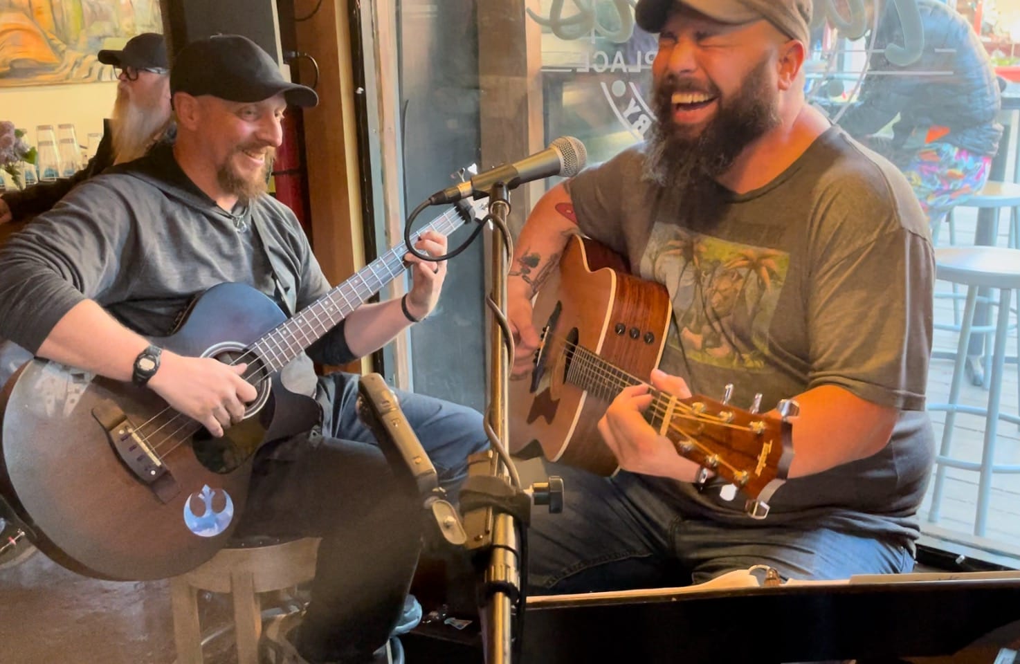 david the page and tony@ taryns place - Idyllwild