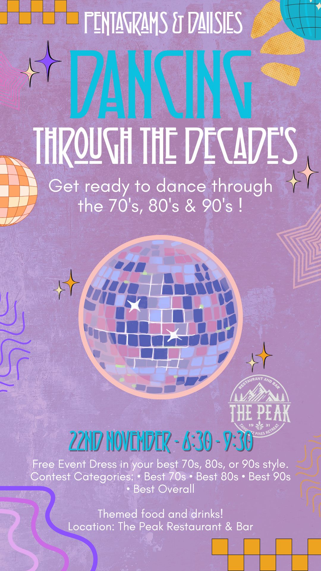dancing through the decades@ the peak restaurant - Idyllwild